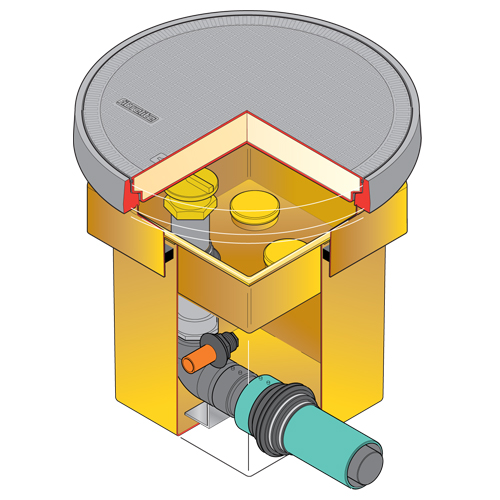 500mm ( 20″) Square Sump – S2