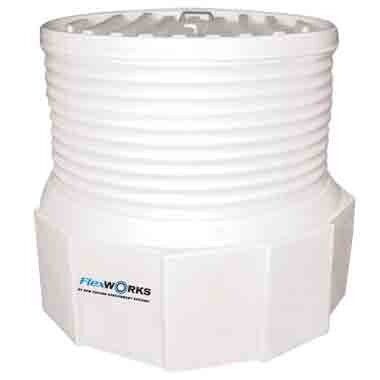 FlexWorks Polyethylene Tank Sumps with Compression Fit Covers