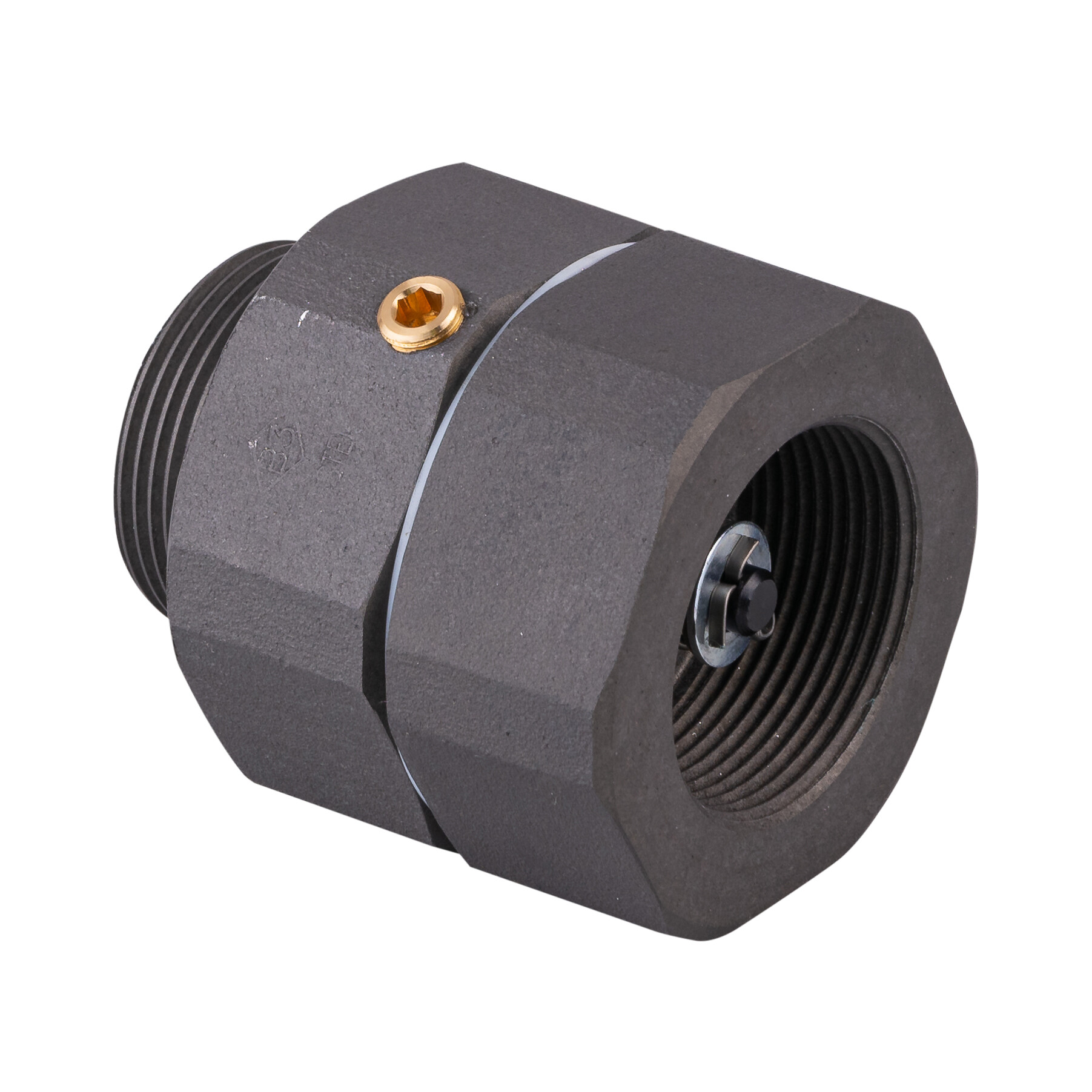 38mm aluminium threaded swivel